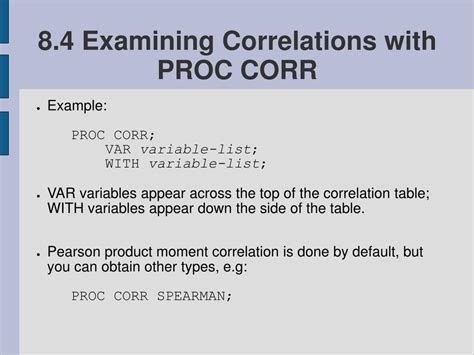 Ppt Chapter 8 Using Basic Statistical Procedures Powerpoint