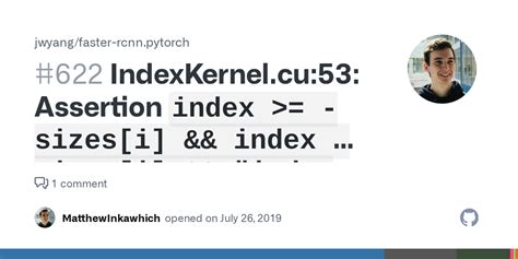 Indexkernelcu53 Assertion `index Sizes I Andand Index