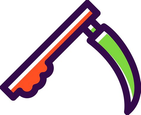 Scythe Vector Icon Design 15345475 Vector Art At Vecteezy