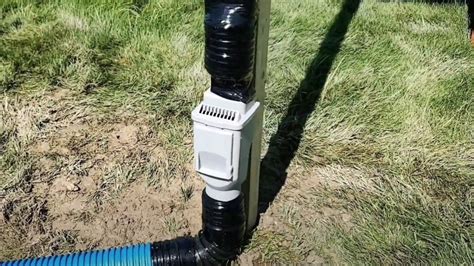 Downspout Cleanout And Leaf Filter With Sleek Design