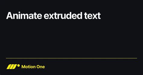 Animate Extruded Text With Css Rwebdev