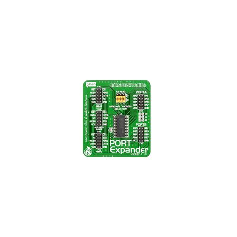 Port Expander Mikroe 127 Mikroelektronika Mcp23s17 Interface