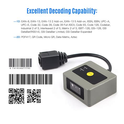 Aibecy 1d 2d Qr Barcode Scanner Embedded Self Indu Grandado