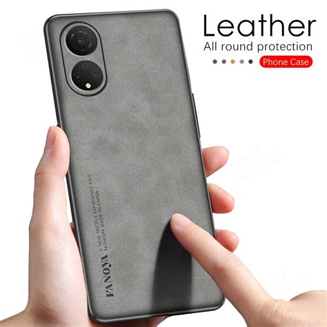Case For Huawei Honor X Inch Luxury Yangbuck Leather Silicone Shockproof Camera Protection