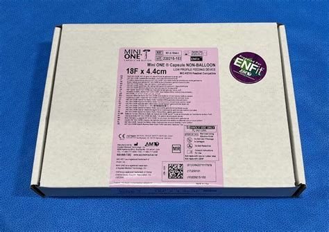 New Amt M1 2 1844 I Enfit Mini One Capsule Non Balloon Low Profile