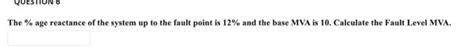 Solved Question 1 The Reactance Of Each Alternator Is