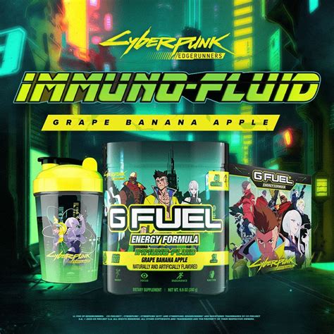 Fight Against Cyberpsychosis — G Fuel Launches Energy Drink Inspired B