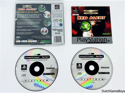 Playstation 1 Ps1 Command And Conquer Red Alert Platinum Dutch