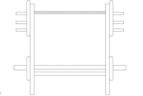 Smith Machine Detail 2d Cad Gym Equipment Block Layout Dwg File