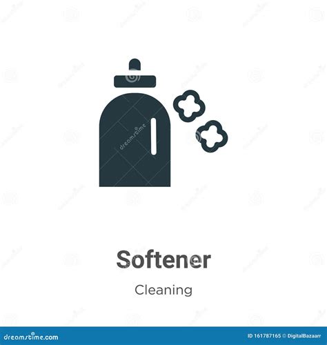 Softener Vector Icon On White Background Flat Vector Softener Icon