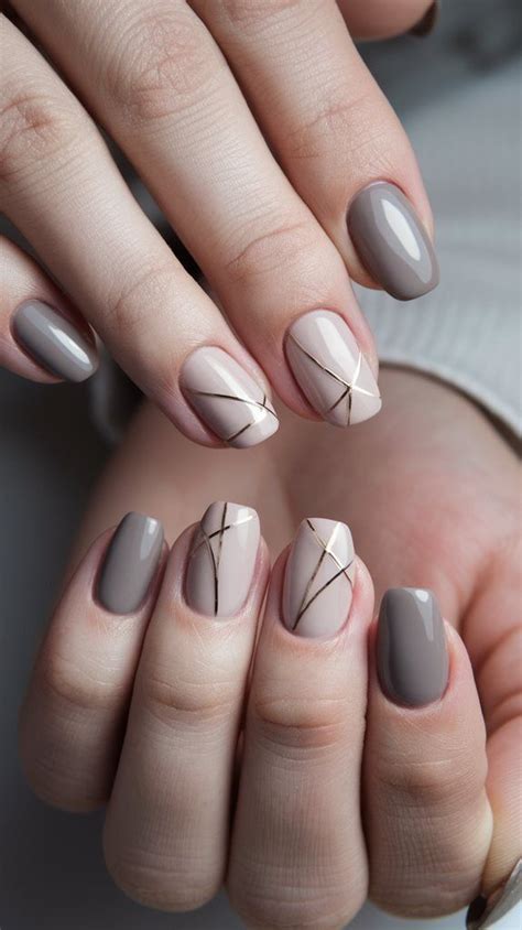 Nails Minimalist Gel Polish Design Simple Nail Colors Winter Classy