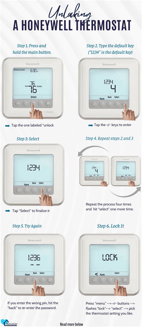 How To Unlock A Honeywell Thermostat A Detailed Guide