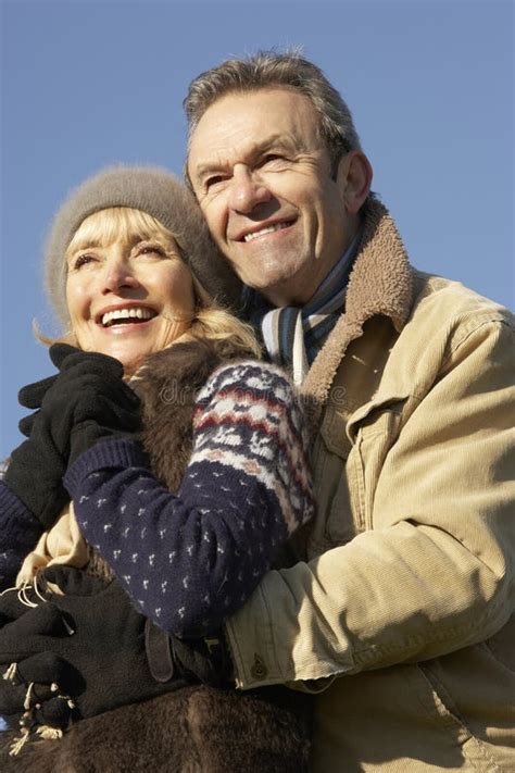 Portrait Of Mature Couple Arguing Outdoors While Sitting On Bench In Park Stock Image Image Of