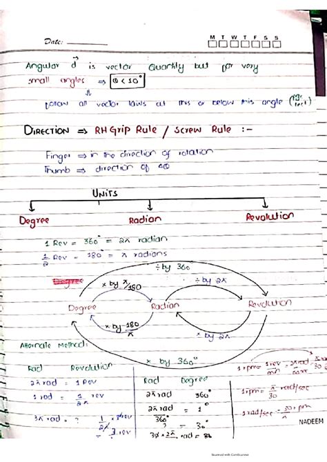 SOLUTION Chapter No Circular Motion Relation Between Linear Displacement And Angular