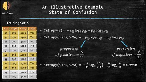 The Decision Tree Algorithm Entropy MLDawn Academy