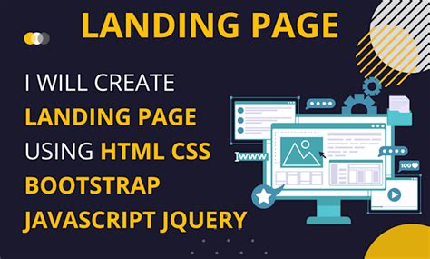 Create A Responsive Landing Page Using Html Css Bootstrap 5 By Zeeshanghafoor5 Fiverr