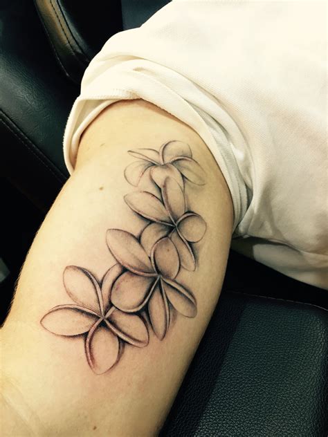 Plumeria Hawaiian Flower Tattoos