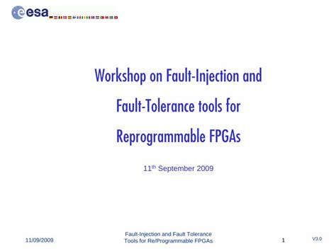 Pdf Workshop On Fault Injection And Fault Tolerance Tools For T Fiws
