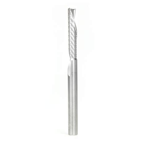 Metric Solid Carbide CNC Spiral O Single Flute Plastic Cutting 6mm Dia X 30mm X 6mm Shank X