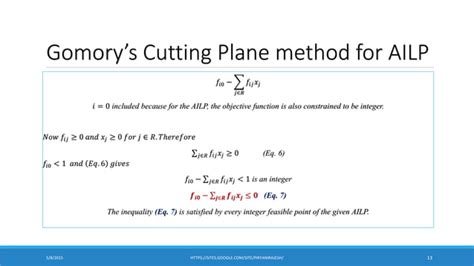 Gomorys Cutting Plane Method Pdf Programming Languages Computing