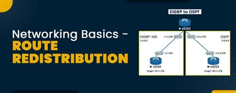 What Is Route Redistribution Networking Basics