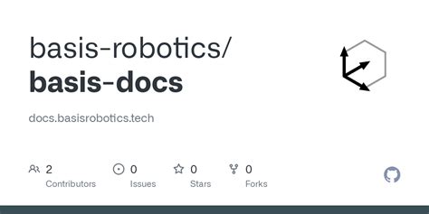 Github Basis Roboticsbasis Docs Docsbasisroboticstech