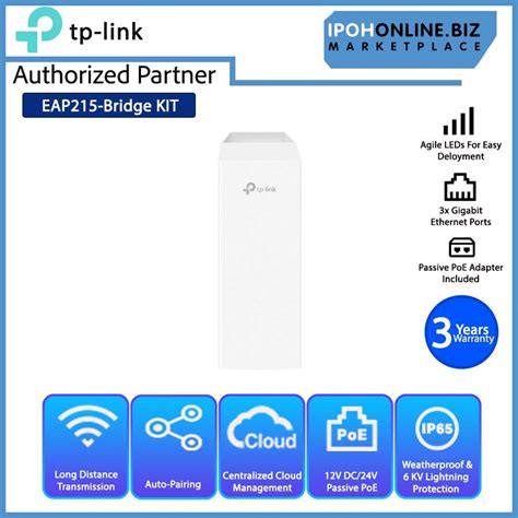 Tp Link Eap Bridge Kit Wireless Bridge Gh Mbps Long Range Indoor Outdoor Access Point