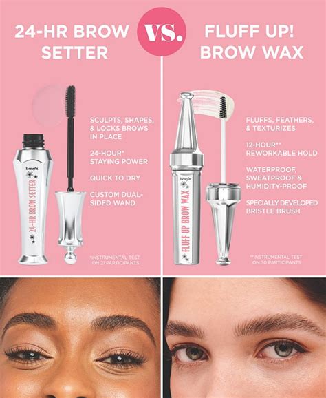 Benefit Cosmetics Fluff Up Flexible Hold Brow Texturizing Wax Macys
