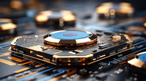 Premium Photo Digital Roots Computer Circuit Board Emerging From The Ground Technological Growth