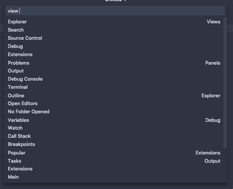 Give Better Structure To `view` · Issue 58555 · Microsoftvscode · Github