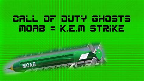 Call Of Duty Ghosts Moab Kem Strike Youtube