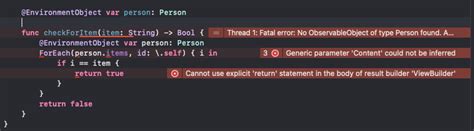 Why Cant This Function See My Observable Object Rswiftui