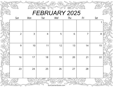 Create A Personalized Calendar For February 2025 Calendar Printable