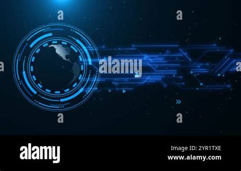 Image Glowing Circular Interface Stock Videos And Footage Hd And 4k