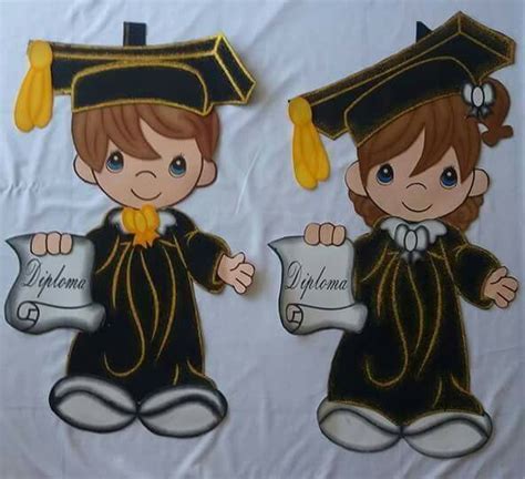 Imagen relacionada Imagenes de niños graduados Niños graduados Graduandos en foami