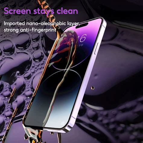 Hd Privacy Tempered Glass Easy Install Screen Protector For Iphone 11 12 13 14 15 Pro Max X Xs