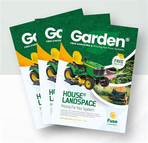 Garden Maintenance Flyer Template Indd Psd