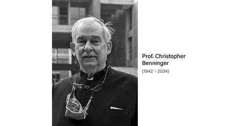 Christopher Ignited In Me The Passion For Architecture And What
