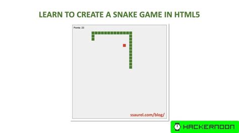 Recreate Snake Game With Html Canvas Api And Javascript