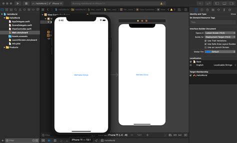 Ios Dersleri Xcode Storyboard Kullan M Mobilhanem