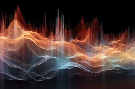 Premium Ai Image Abstract Image Of Data Flowing Through Light Waves Created With Generative Ai