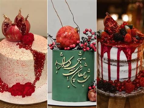 مدل کیک یلدا ایده‌هایی برای تزیین کیک‌های شب یلدا