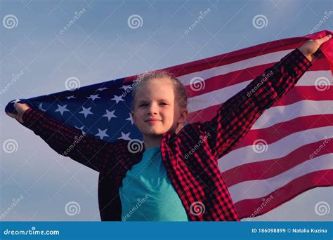 American Flag Country Girl