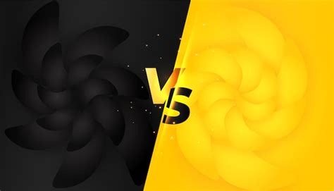 제품 비교 또는 스포츠 전투를위한 Verus 대 배너 프리미엄 벡터