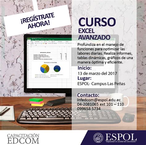 Curso Excel Avanzado Escuela Superior Politécnica Del Litoral