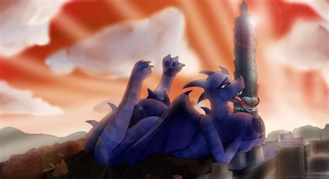 Rule 34 Anthro Breasts Building City Dragon Female Macro Outside Paizuri Public Rampage Rymora