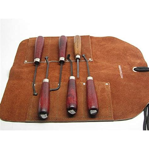 6pc Ullman Doiron Single Lined Carbide Tipped Checkering Tool Set Ramelson Gunsmithing Made