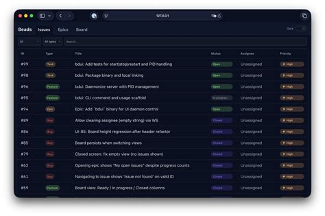 Github Mantonibeads Ui Local Ui For Beads — Collaborate On Issues