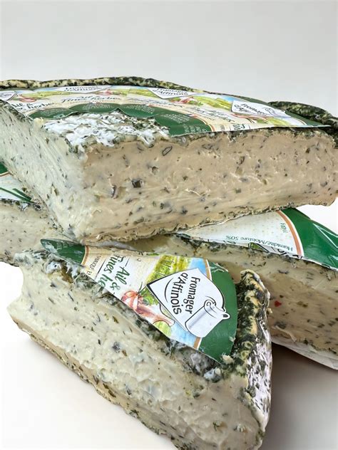 Francuski Ser Fromager Daffinois Z Dodatkiem Czosnku I Ziół Podwójnie Kremowy Typu Brie Serowo