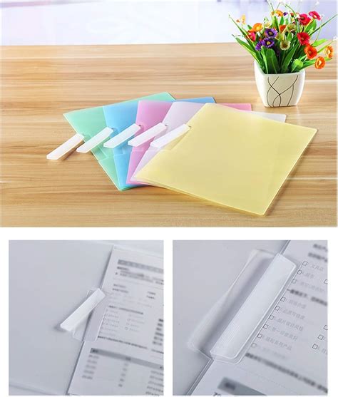 Clear Report Covers With Clip Presentation Rotating Side Opening File Folder A4 File Folder